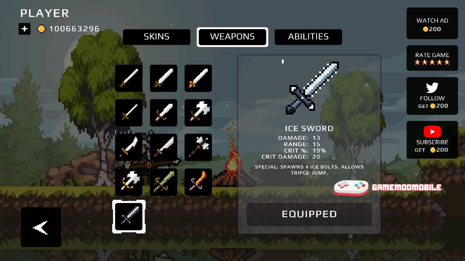 Apple Knight Action Platformer Mod APK Full tiền v2.3.7 - GameModMobile